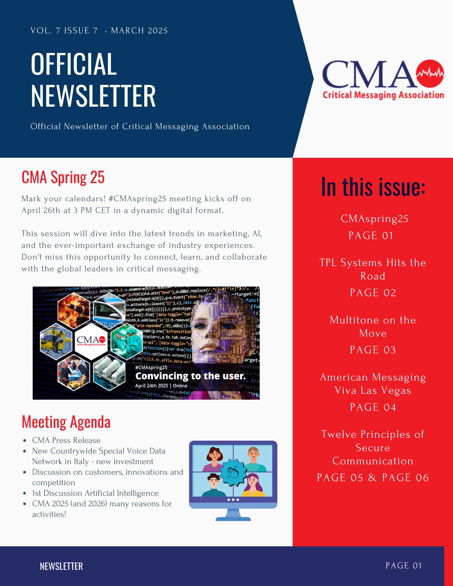 The Message | March 2025 - CMA