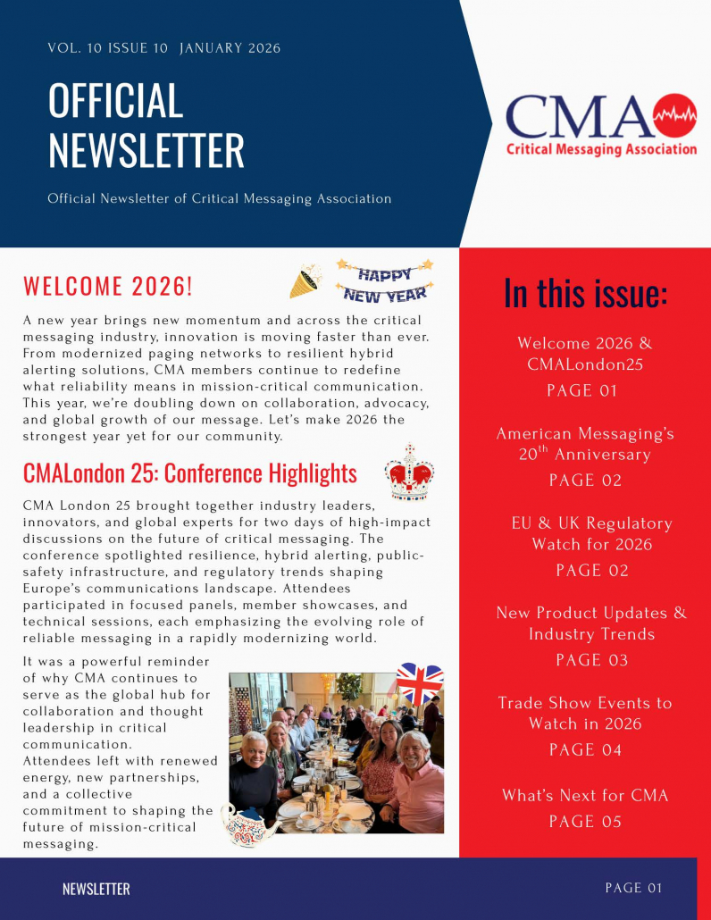 The Message | January 2026 - CMA